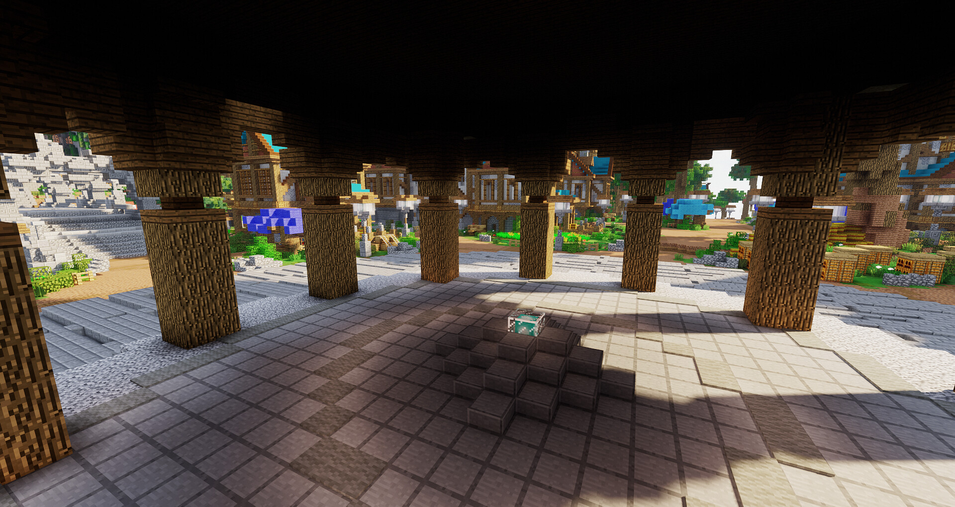 🔹 Blue Magic Village ⛅ | NetherixStudios Minecraft Map