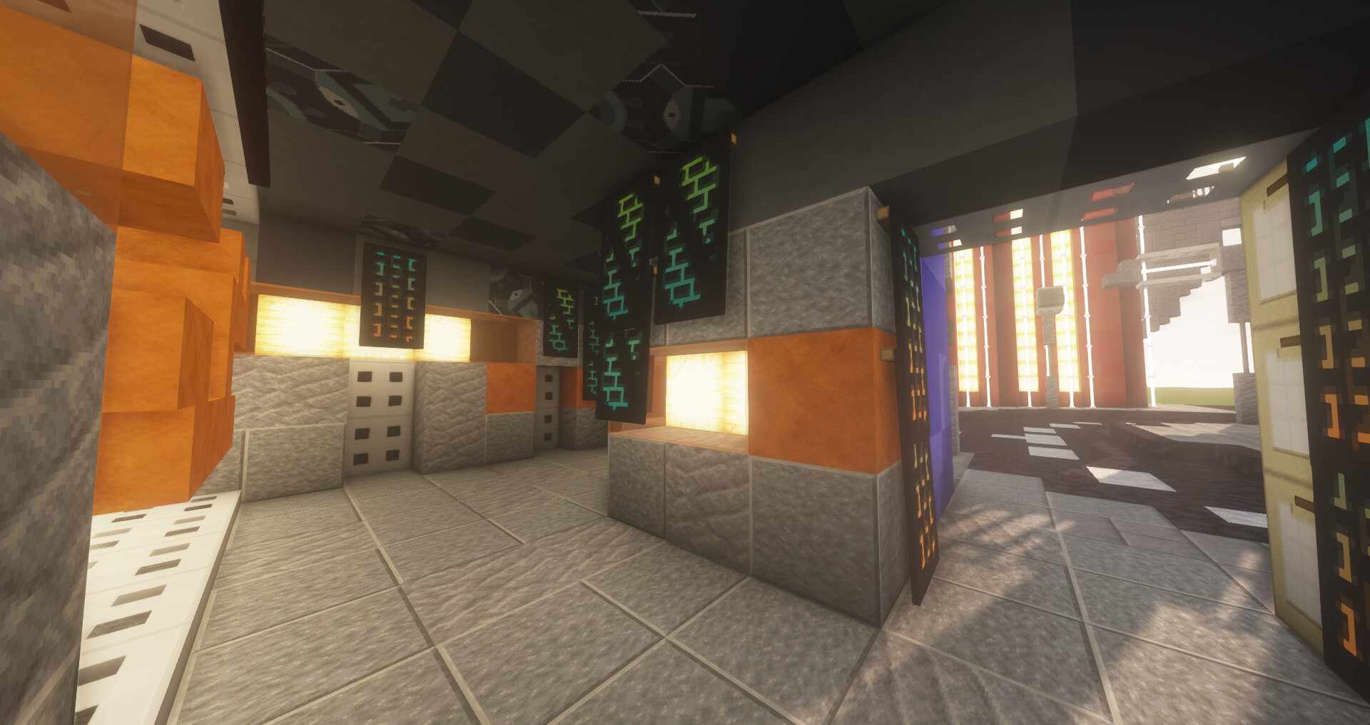 CyberPunk Spawn ~[50x50] Minecraft Map