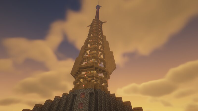 The Space Elevator Minecraft Map