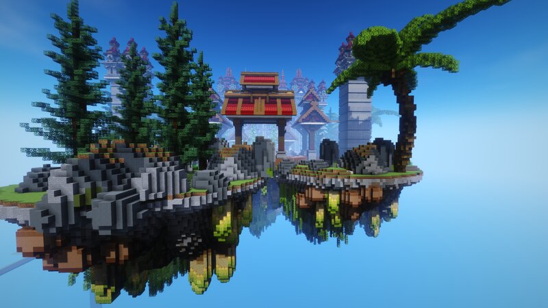 Floating Medieval Spawn Minecraft Map
