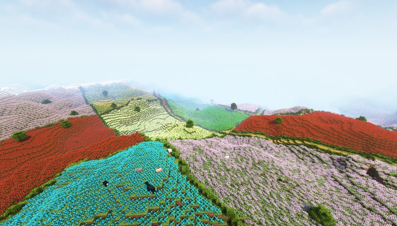 Flower Fields Minecraft Map