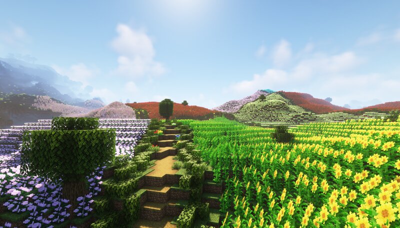 Flower Fields Minecraft Map