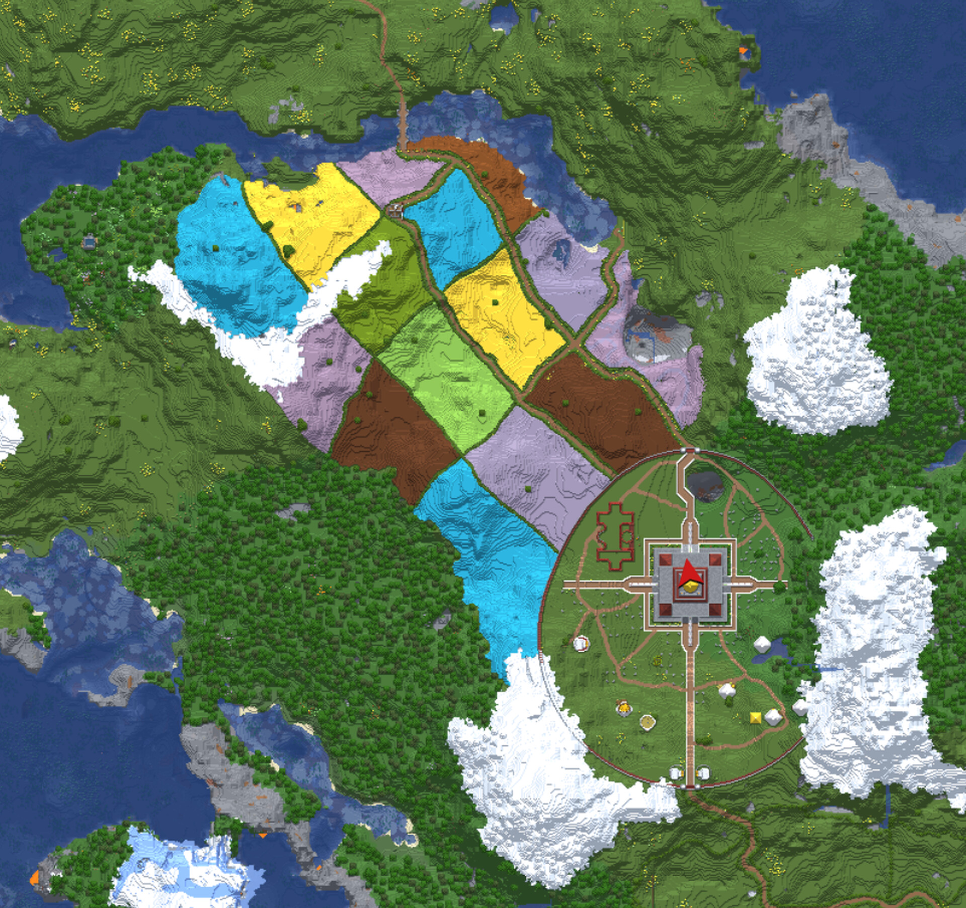 Flower Fields Minecraft Map