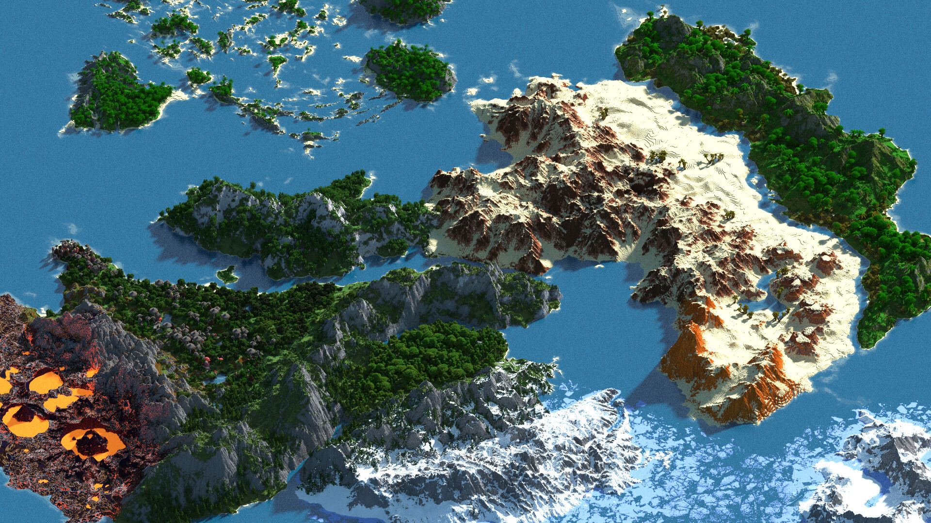 Small World RPG - Sylvia [WorldPainter] Minecraft Map