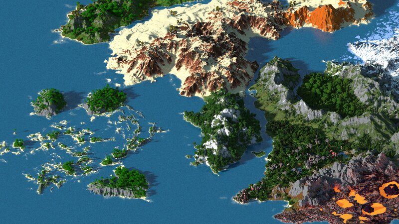 Small World RPG - Sylvia [WorldPainter] Minecraft Map