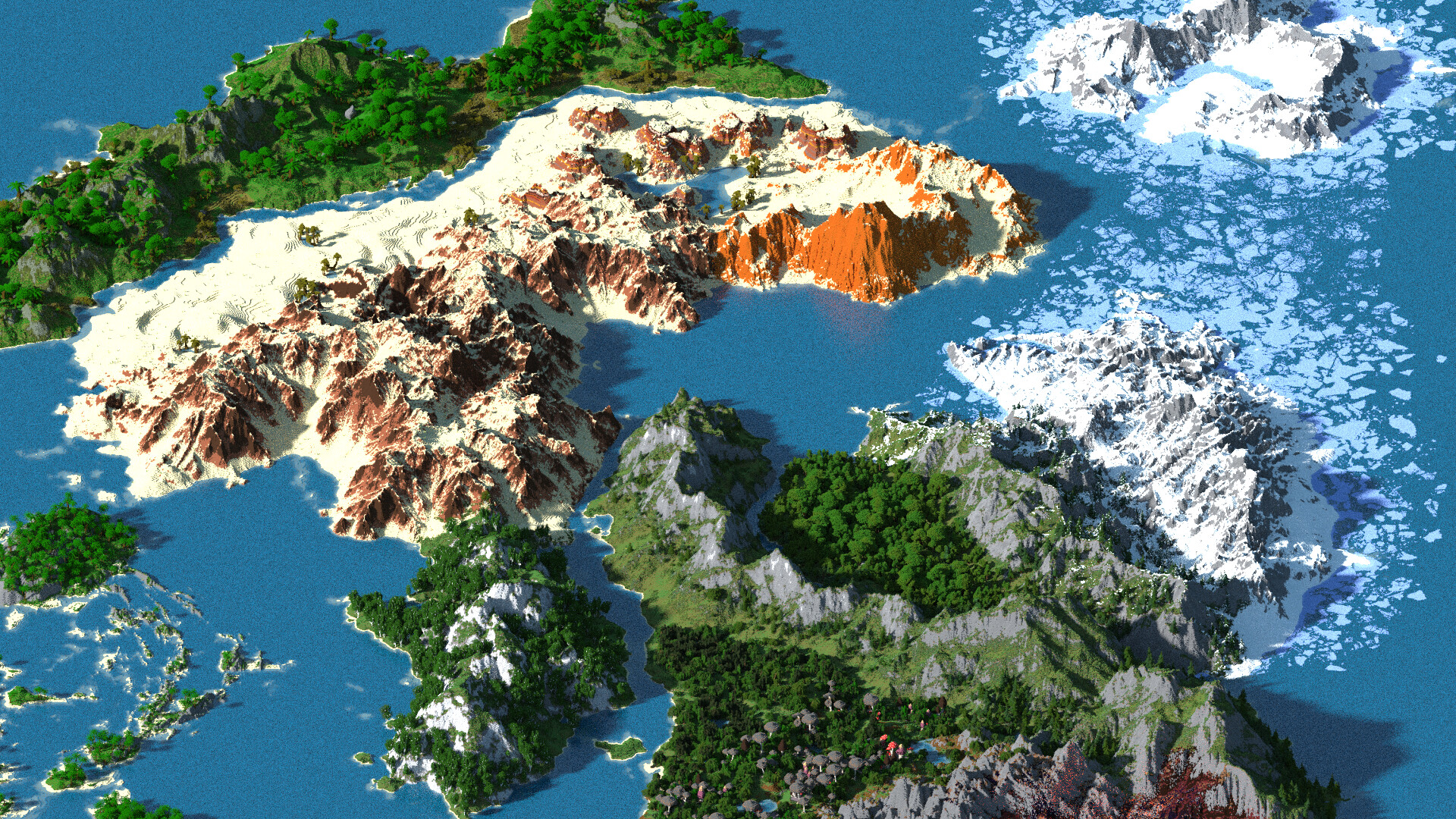 Small World RPG - Sylvia [WorldPainter] Minecraft Map