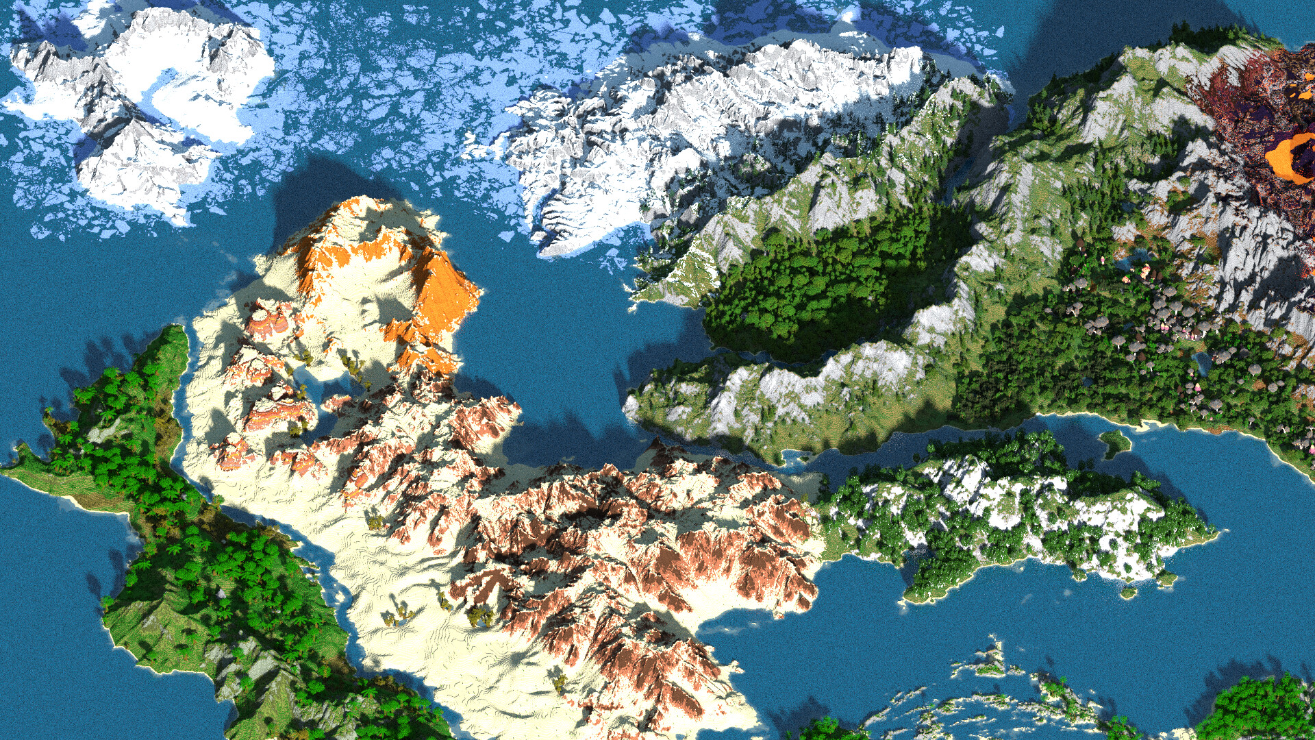 Small World RPG - Sylvia [WorldPainter] Minecraft Map