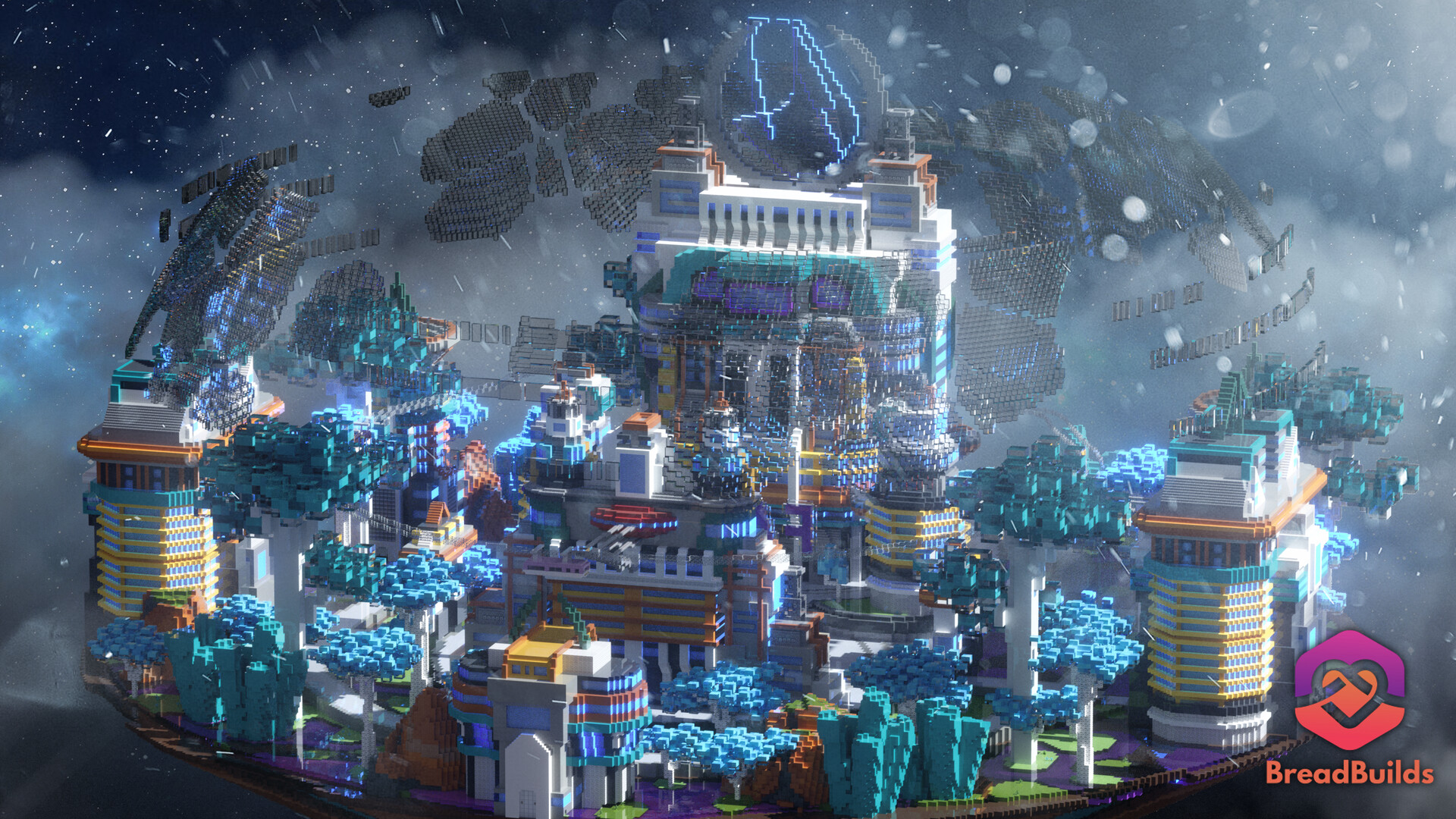 Sci-Fi Hub Minecraft Map