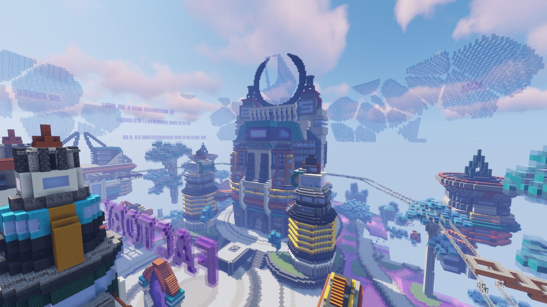 Sci-Fi Hub Minecraft Map