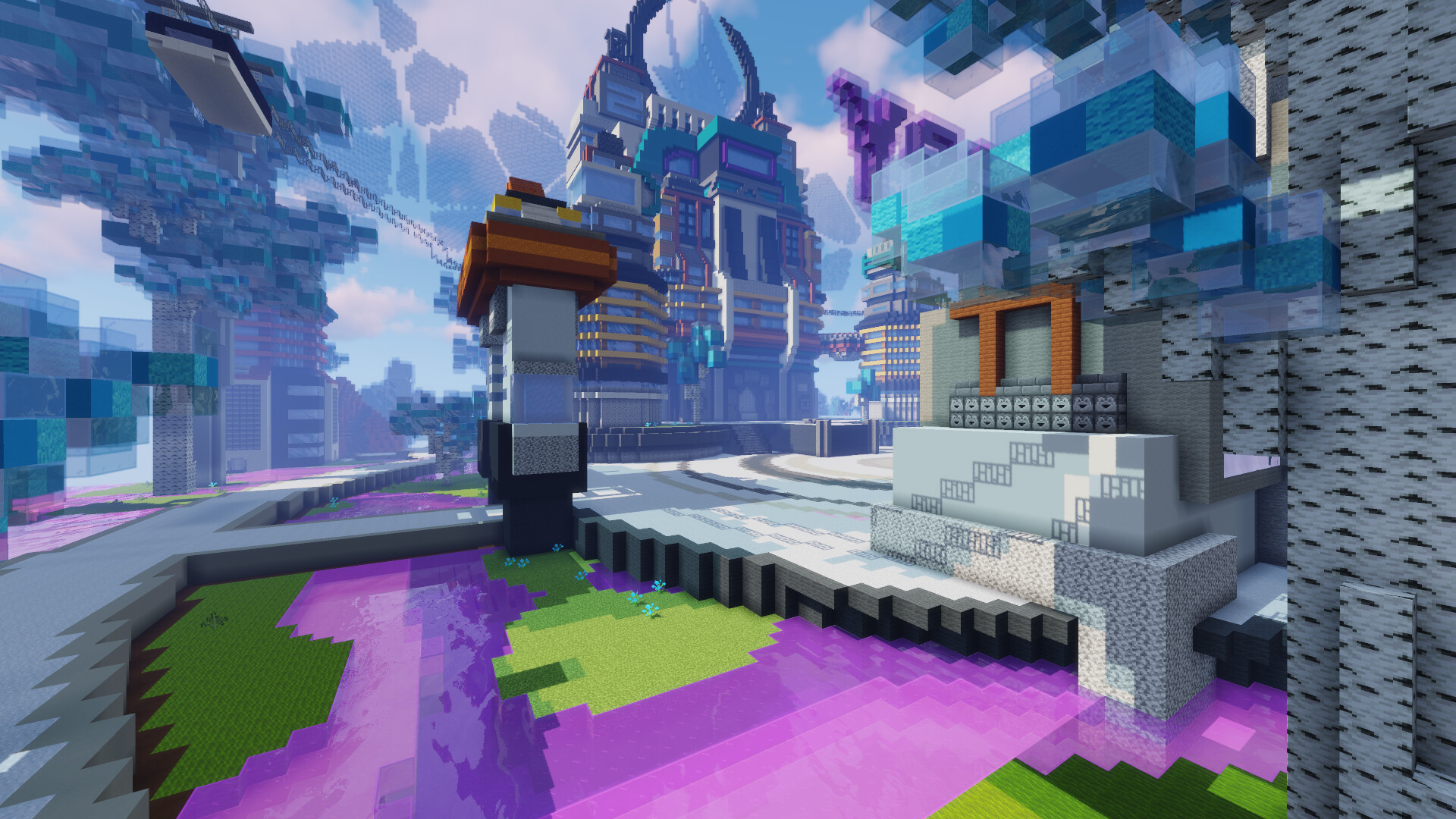 Sci-Fi Hub Minecraft Map