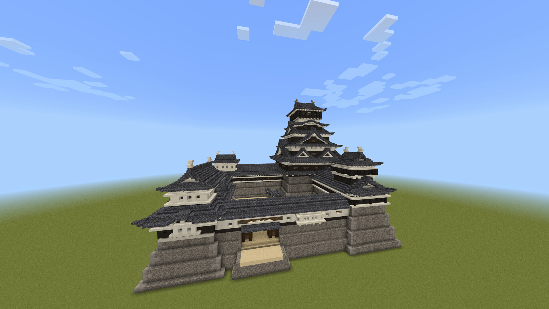 Japanese castle Minecraft Map