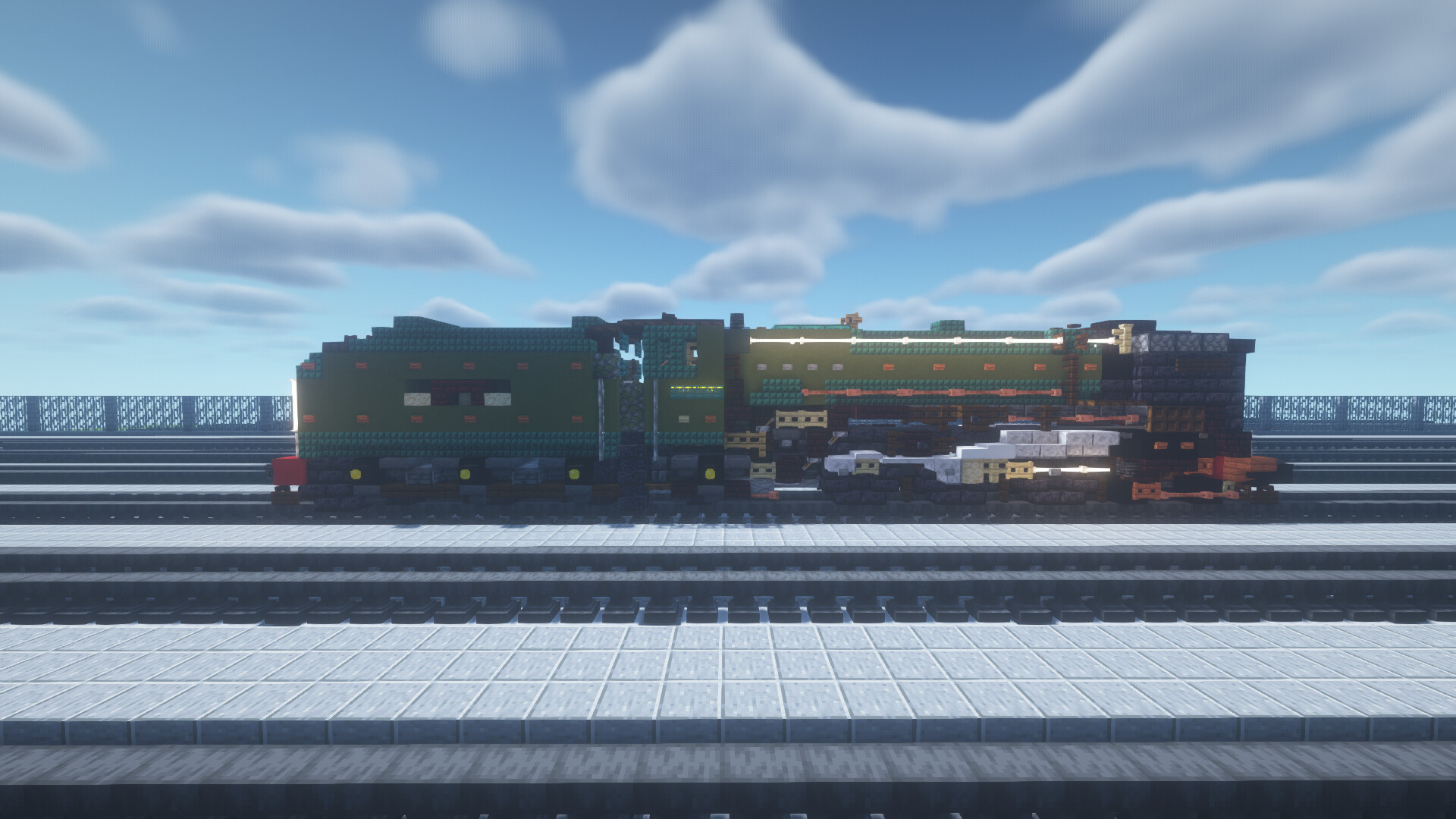 1.8:1 BR Standard Class 8 "Duke of Gloucester" Minecraft Map