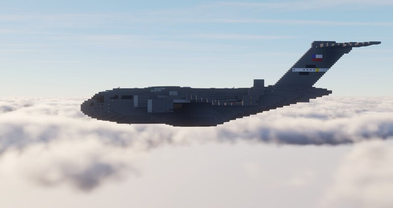 Boeing C-17 Globemaster III 1.5:1 Minecraft Map