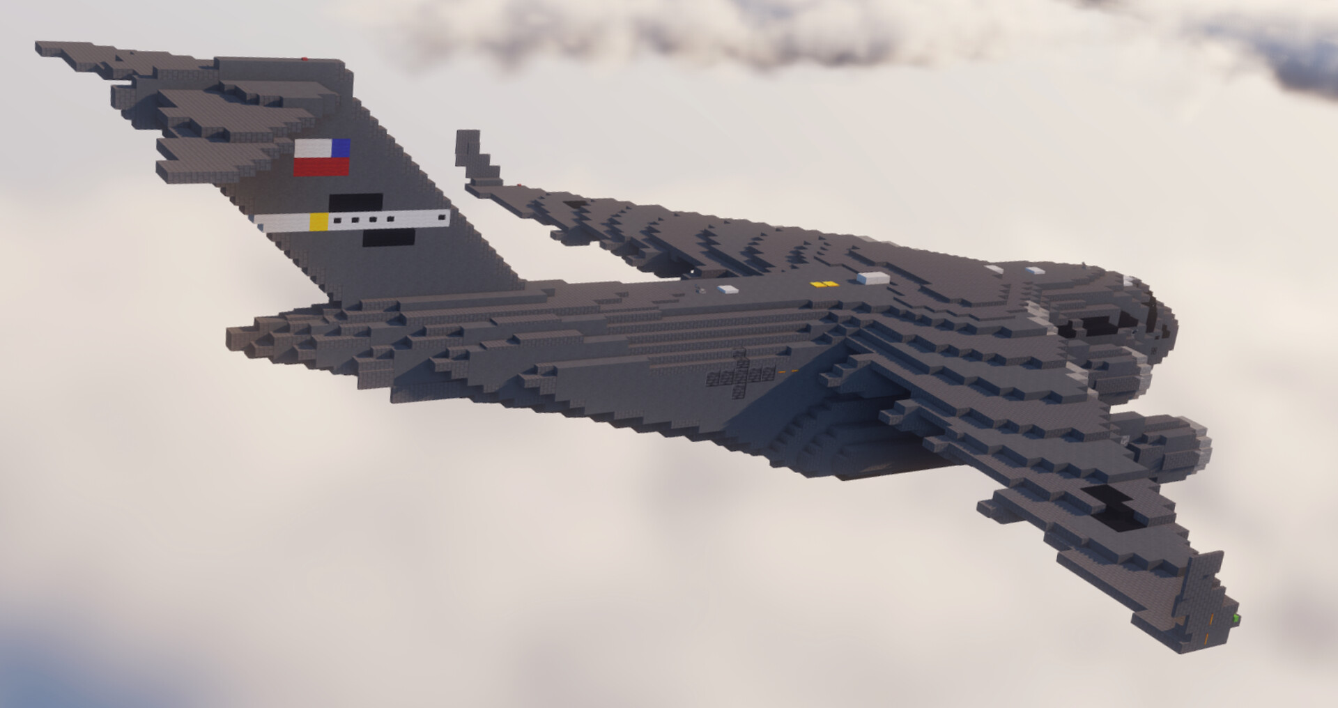 Boeing C-17 Globemaster III 1.5:1 Minecraft Map