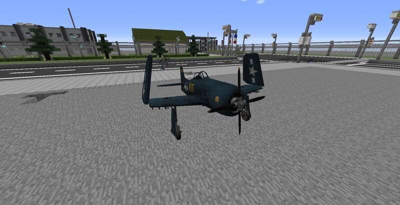 1.7.10 Mchelicopter Mod more WW2 planes (SB2C/J9N1/F8F-2) Minecraft Map