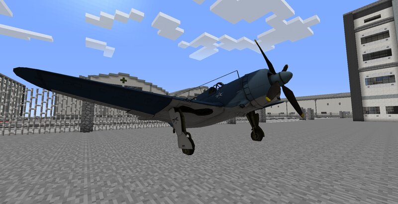 1.7.10 Mchelicopter Mod more WW2 planes (SB2C/J9N1/F8F-2) Minecraft Map