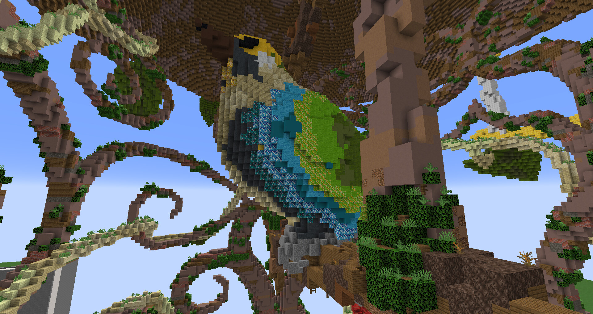 Bird Cage - Mine map. Minecraft Map