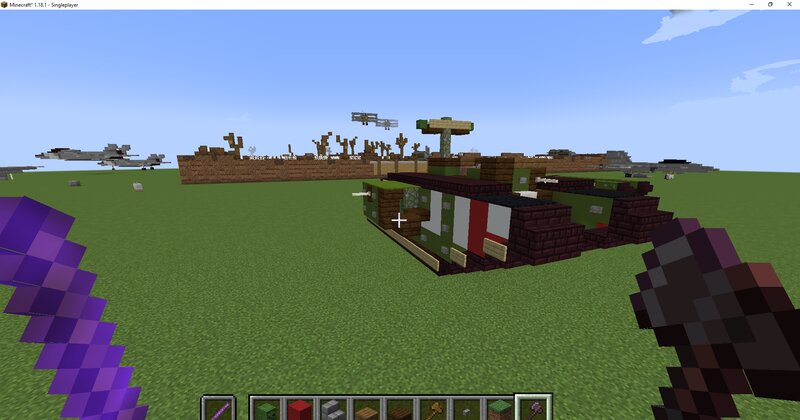 WW1 British Mk 5 tank Minecraft Map