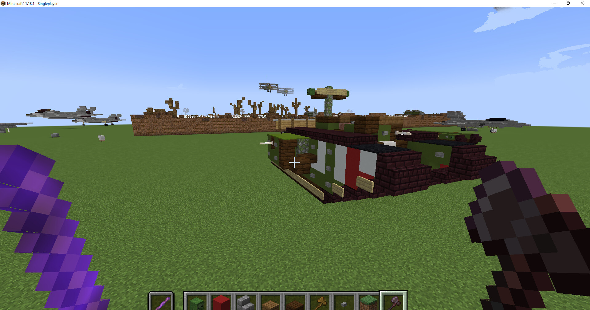 WW1 British Mk 5 tank Minecraft Map