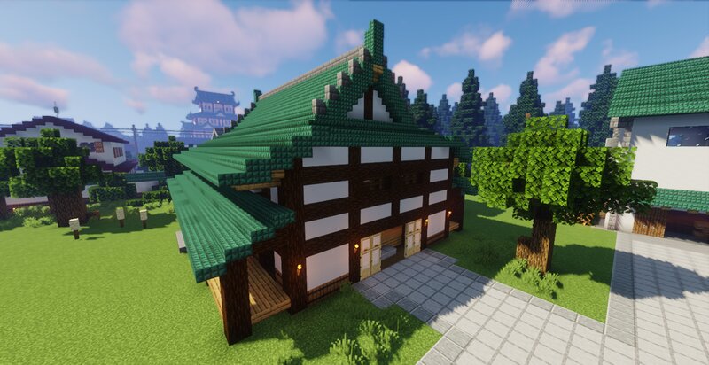 Ryōzanpaku Dojo from Kenichi Minecraft Map