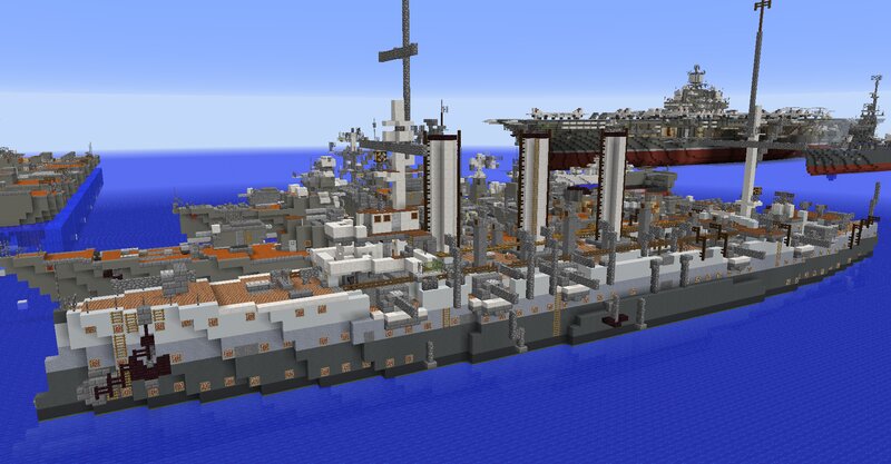 Cruiser Aurora/Авро́ра Minecraft Map