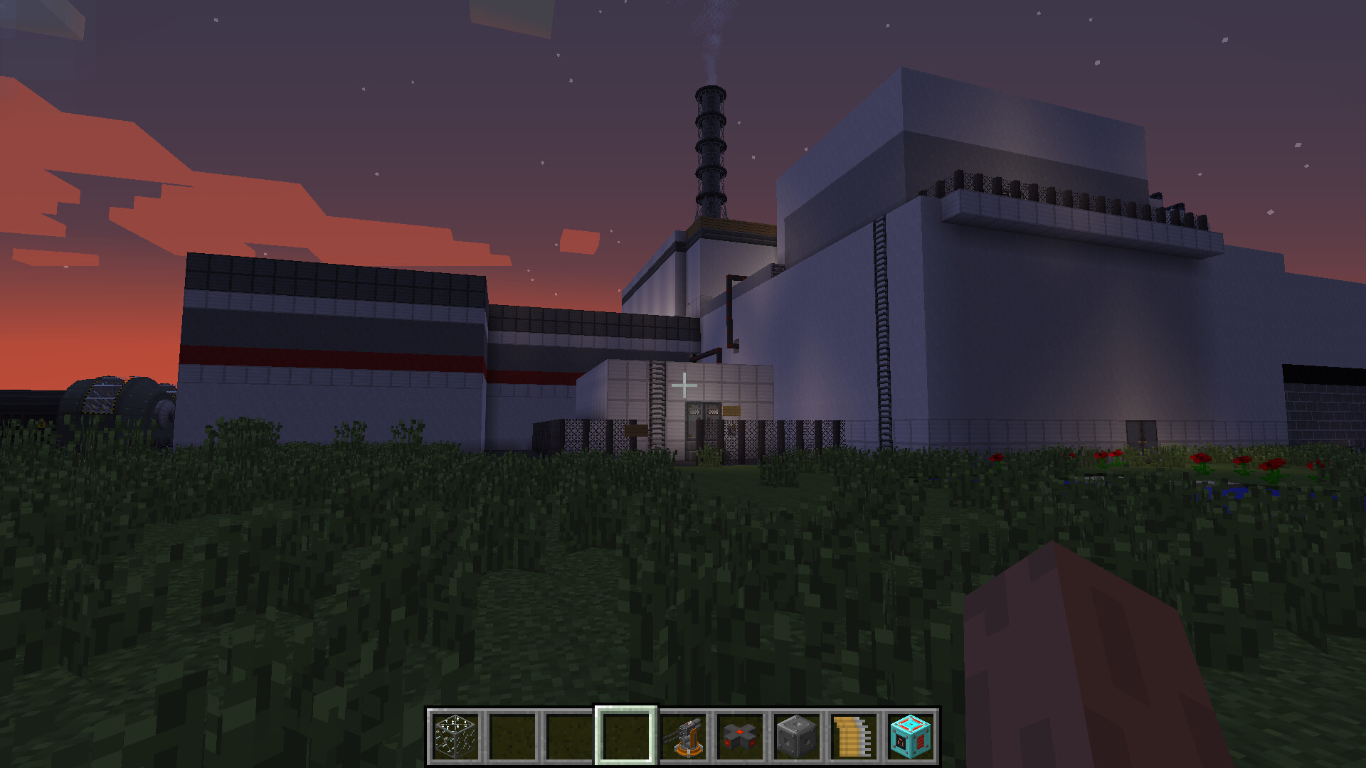 HBM's NTM mod Energy Research Facility Minecraft Map