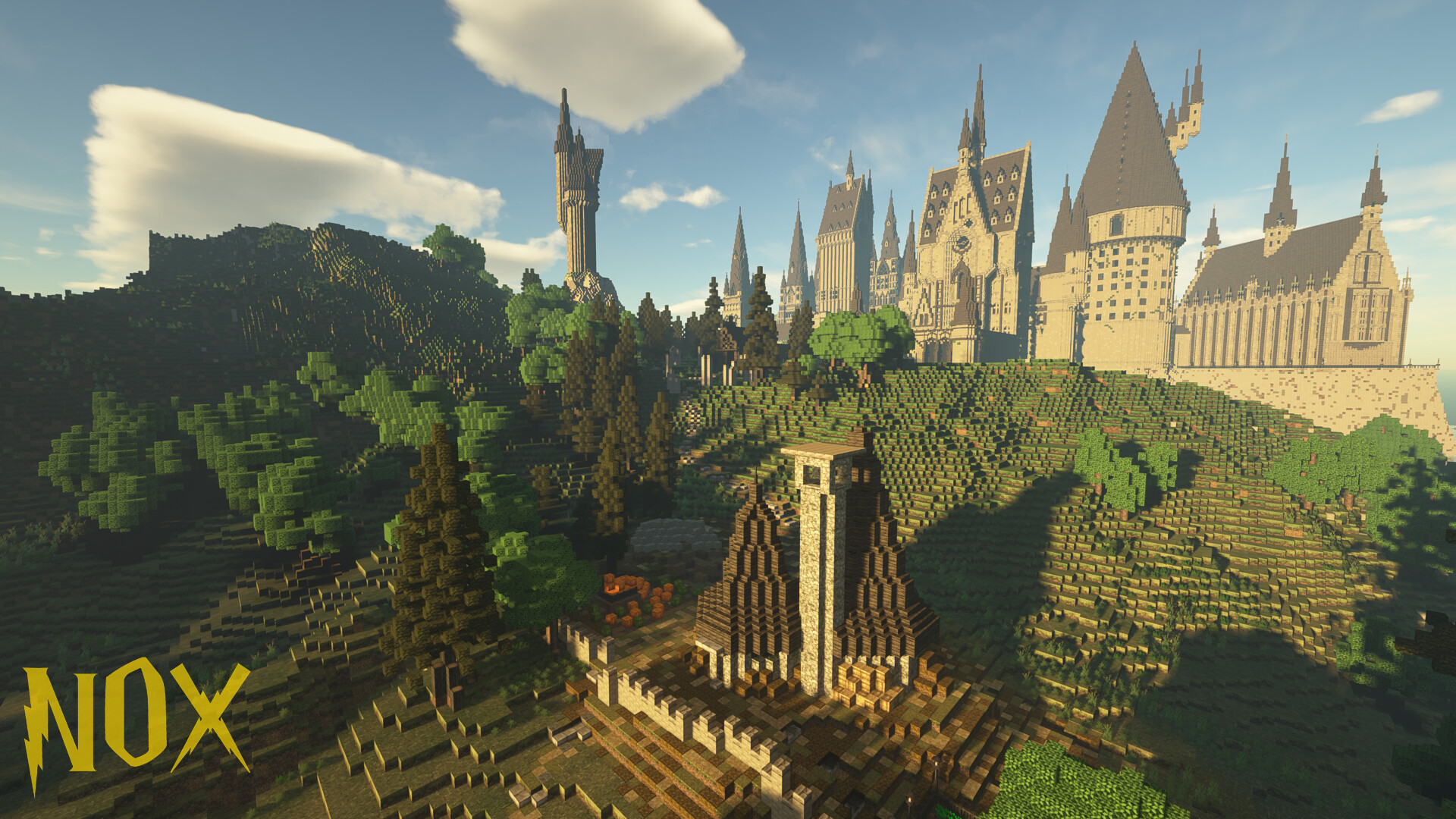 Harry Potter in Minecraft [The NOX] - Hogwarts, London, Diagon Alley ...