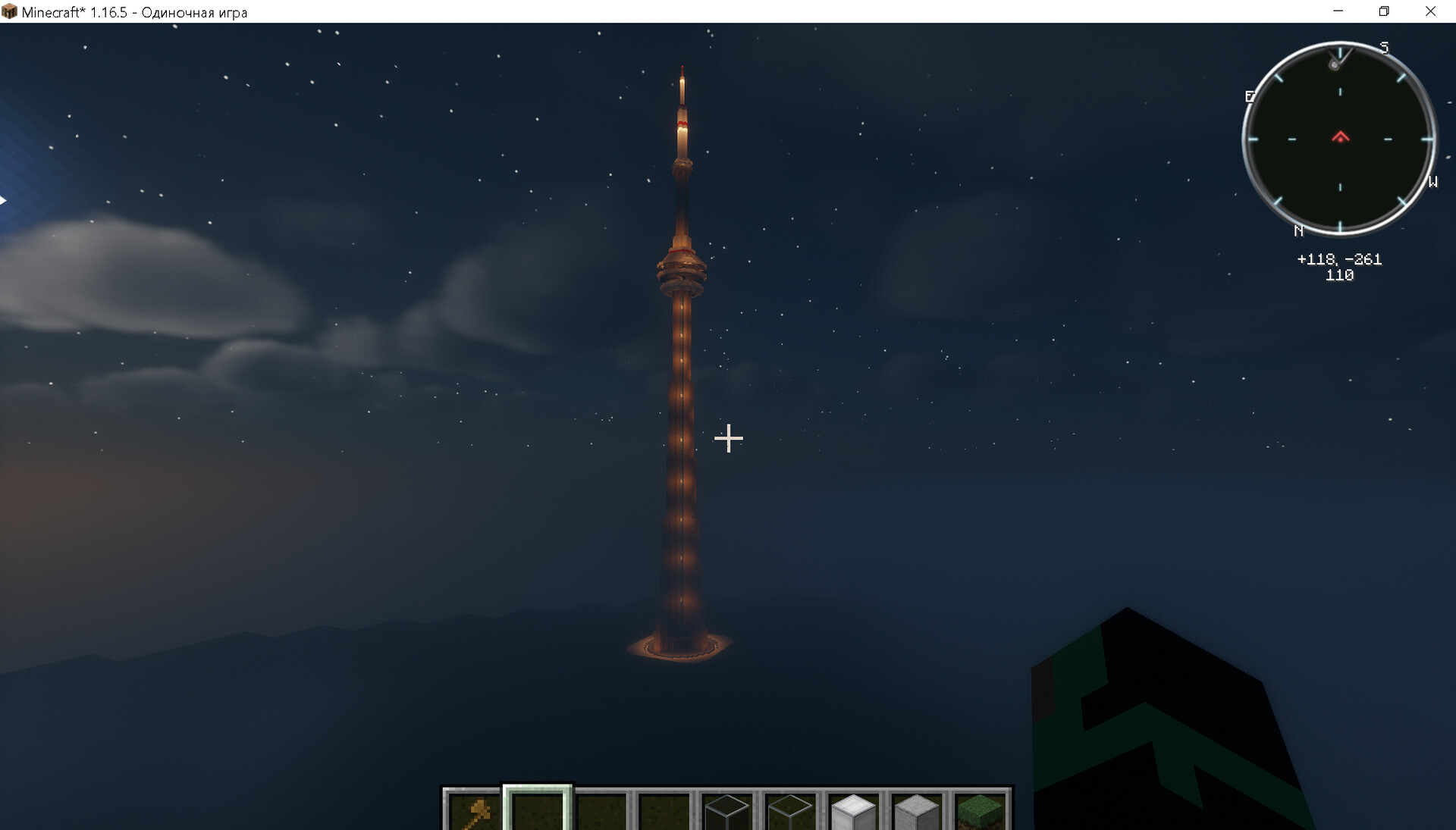 CN Tower, Scale 1/3 Minecraft Map