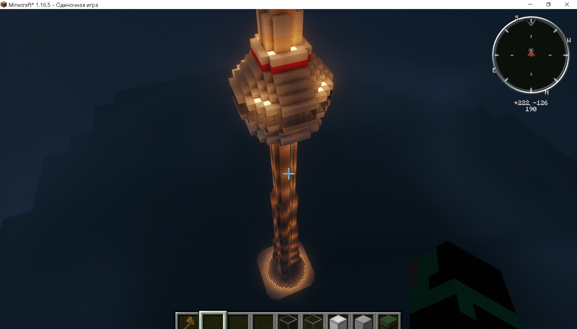 CN Tower, Scale 1/3 Minecraft Map