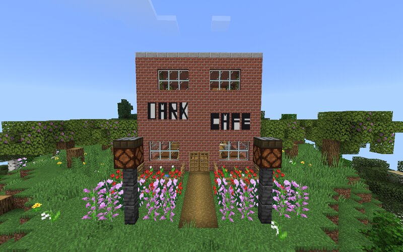Cafe build by darkmazeblox. Minecraft Map