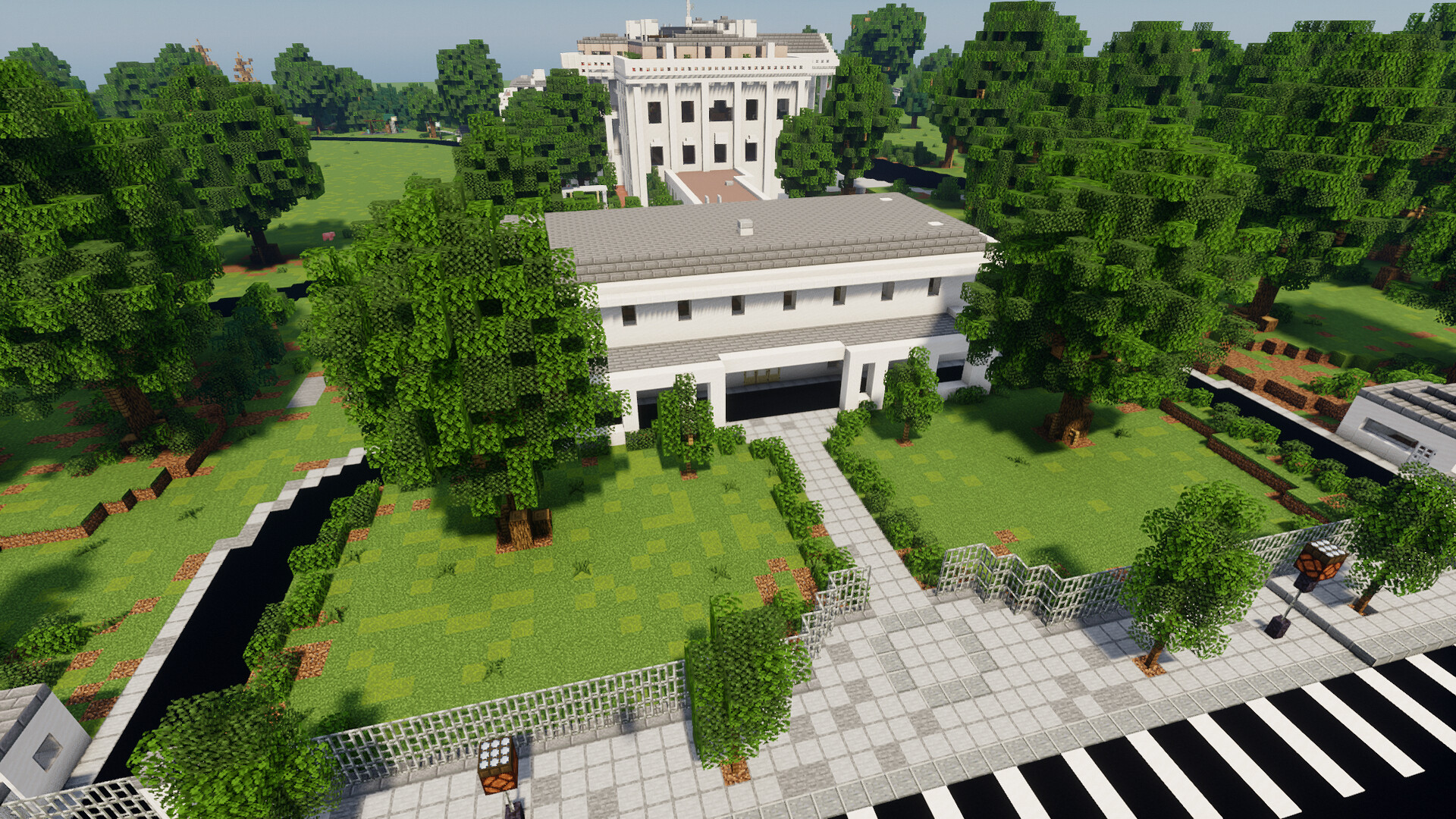 White House 1:1 Recreation with Full Interior! Minecraft Map