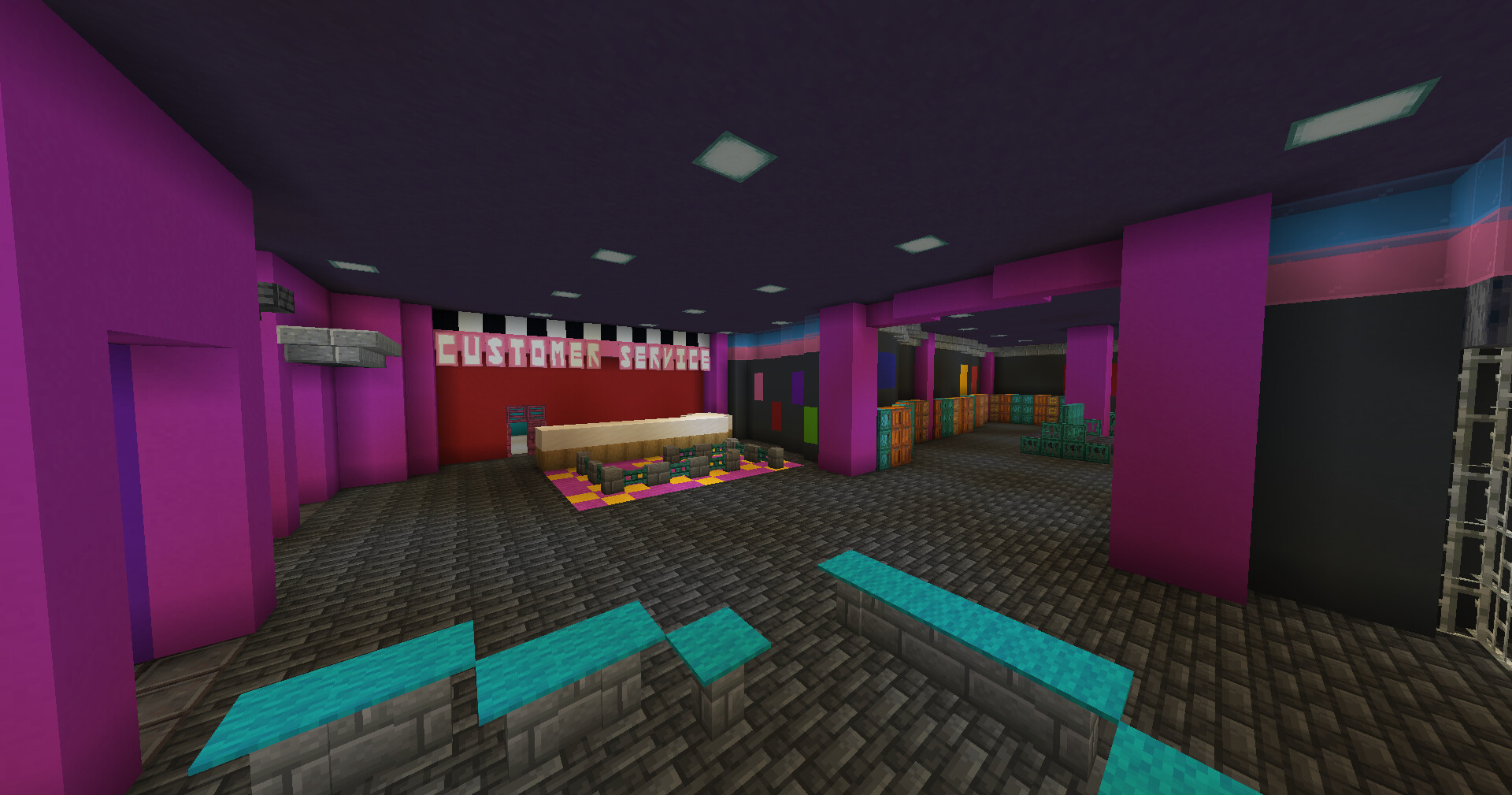 FNAF Security Breach 1:1 Recreation 1.18.2 Minecraft Map