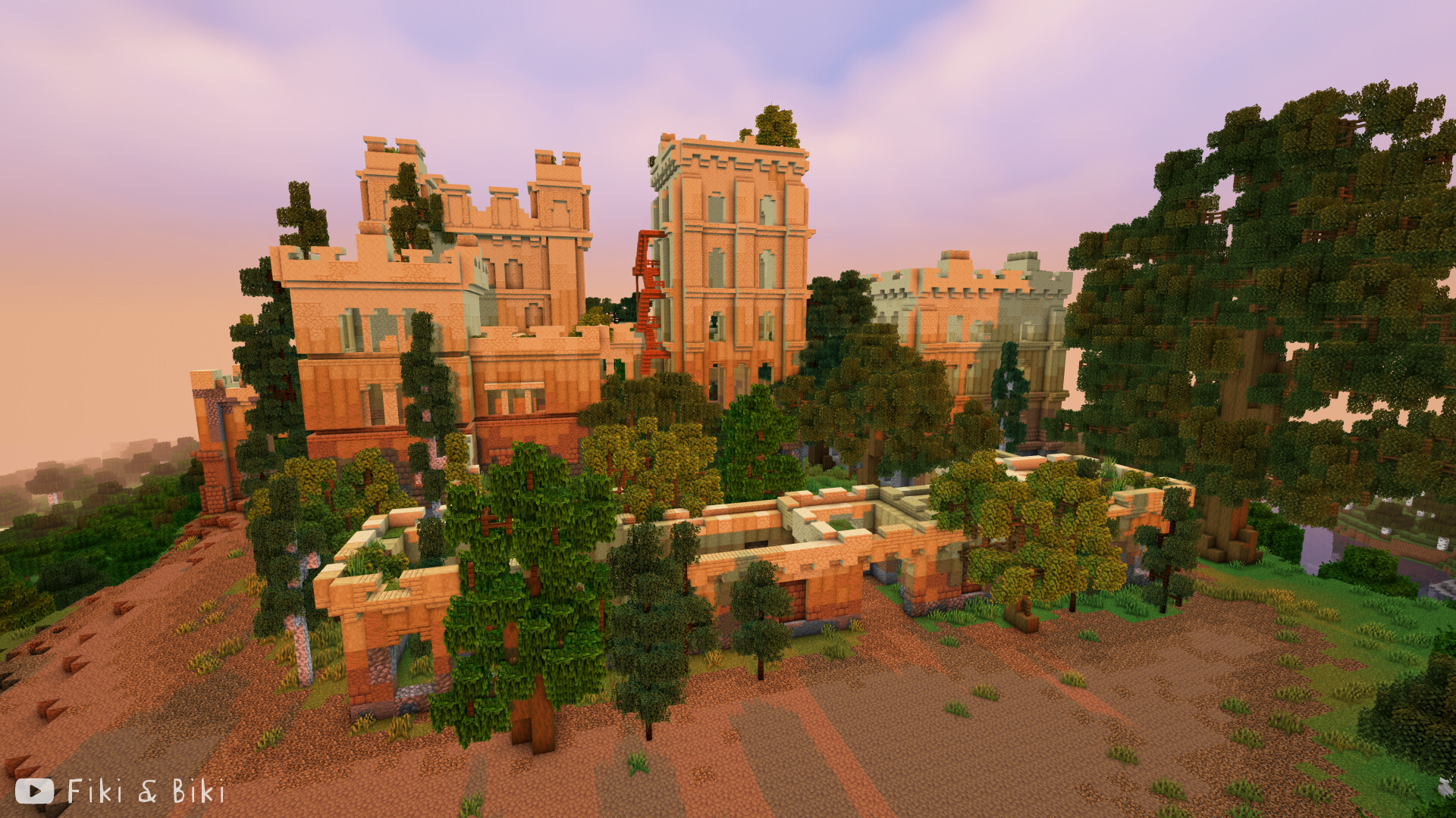 The Ruins of Lennox Castle Hospital Minecraft Map