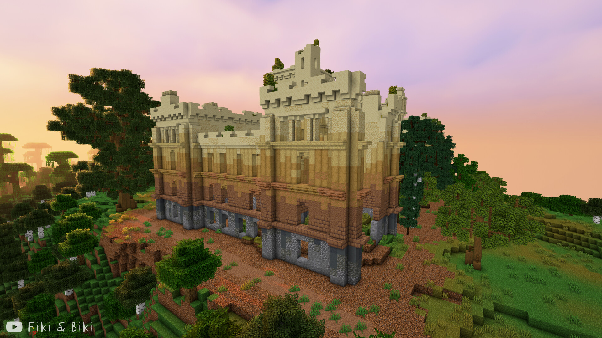 The Ruins of Lennox Castle Hospital Minecraft Map