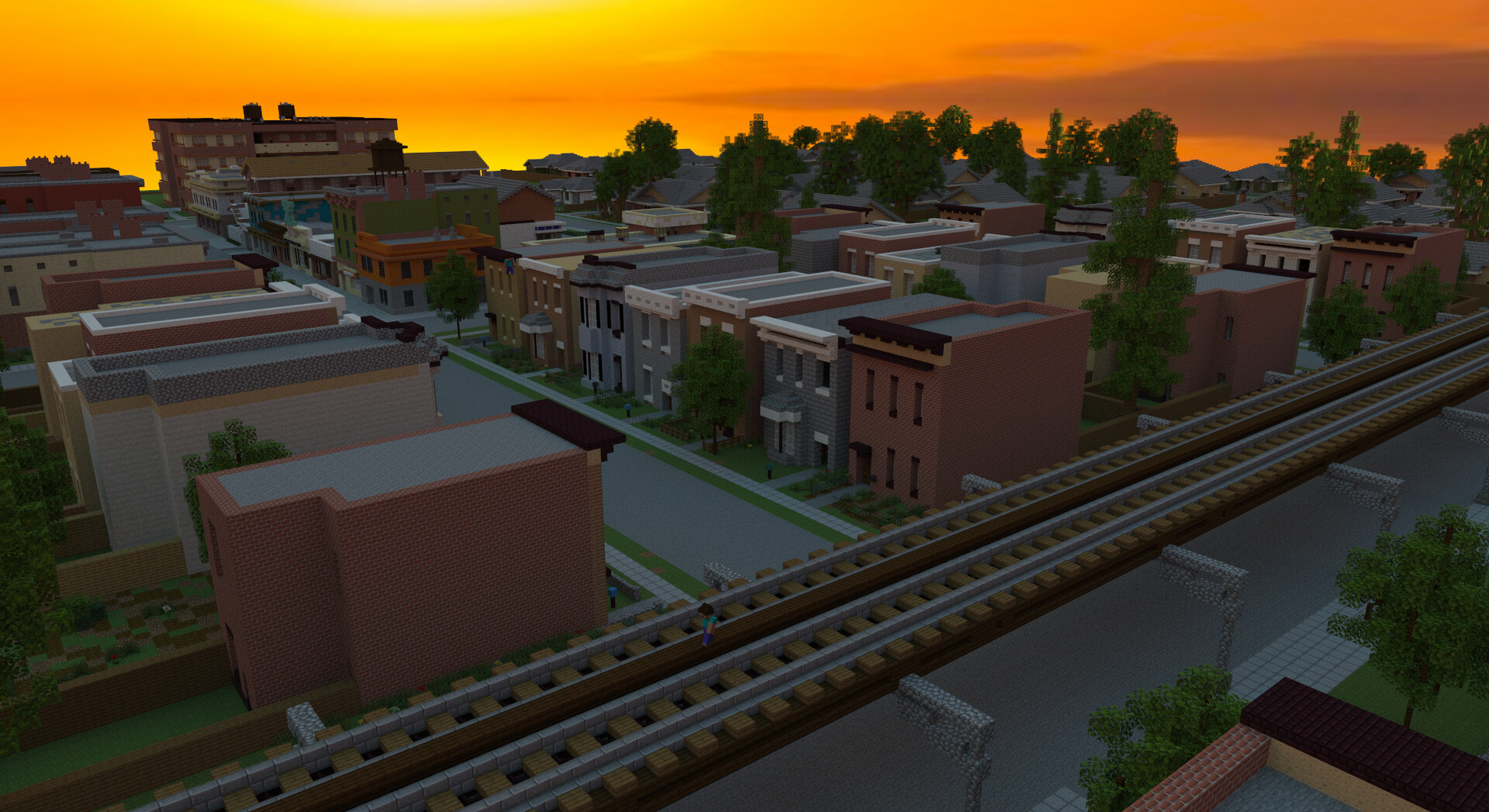 American big city Minecraft Map