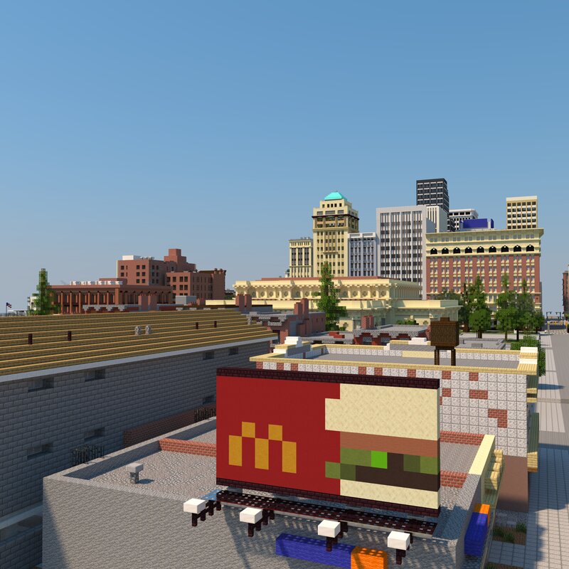 American big city Minecraft Map
