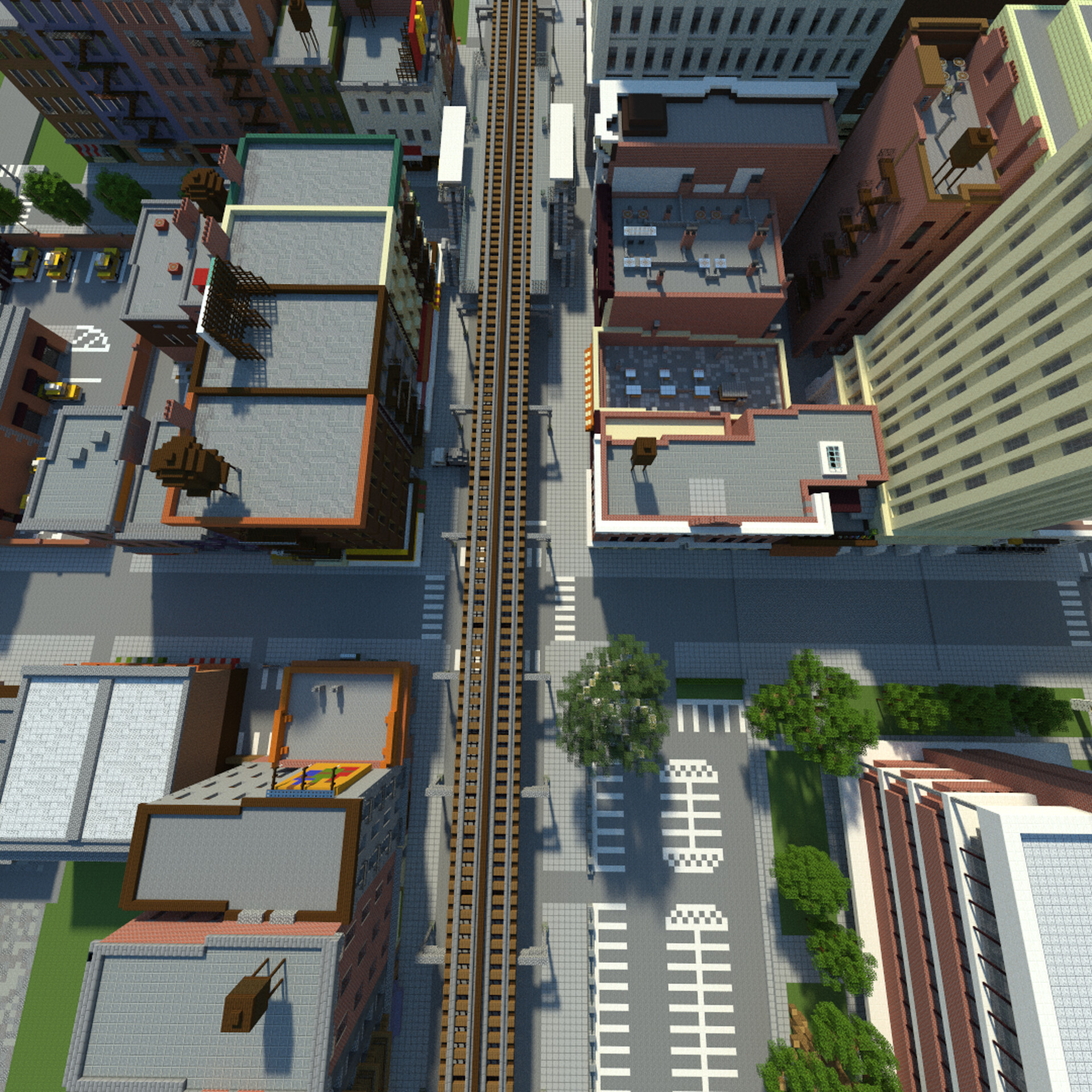 American big city Minecraft Map