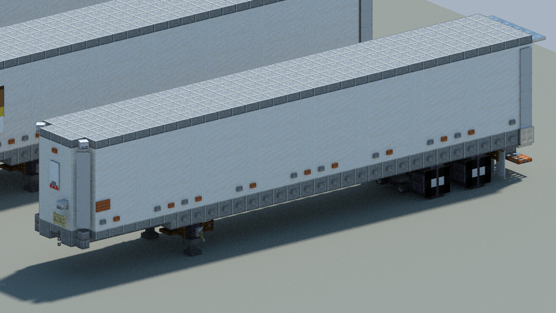 Wabash 53', and 28' foot dry van trailers [With Download] Minecraft Map
