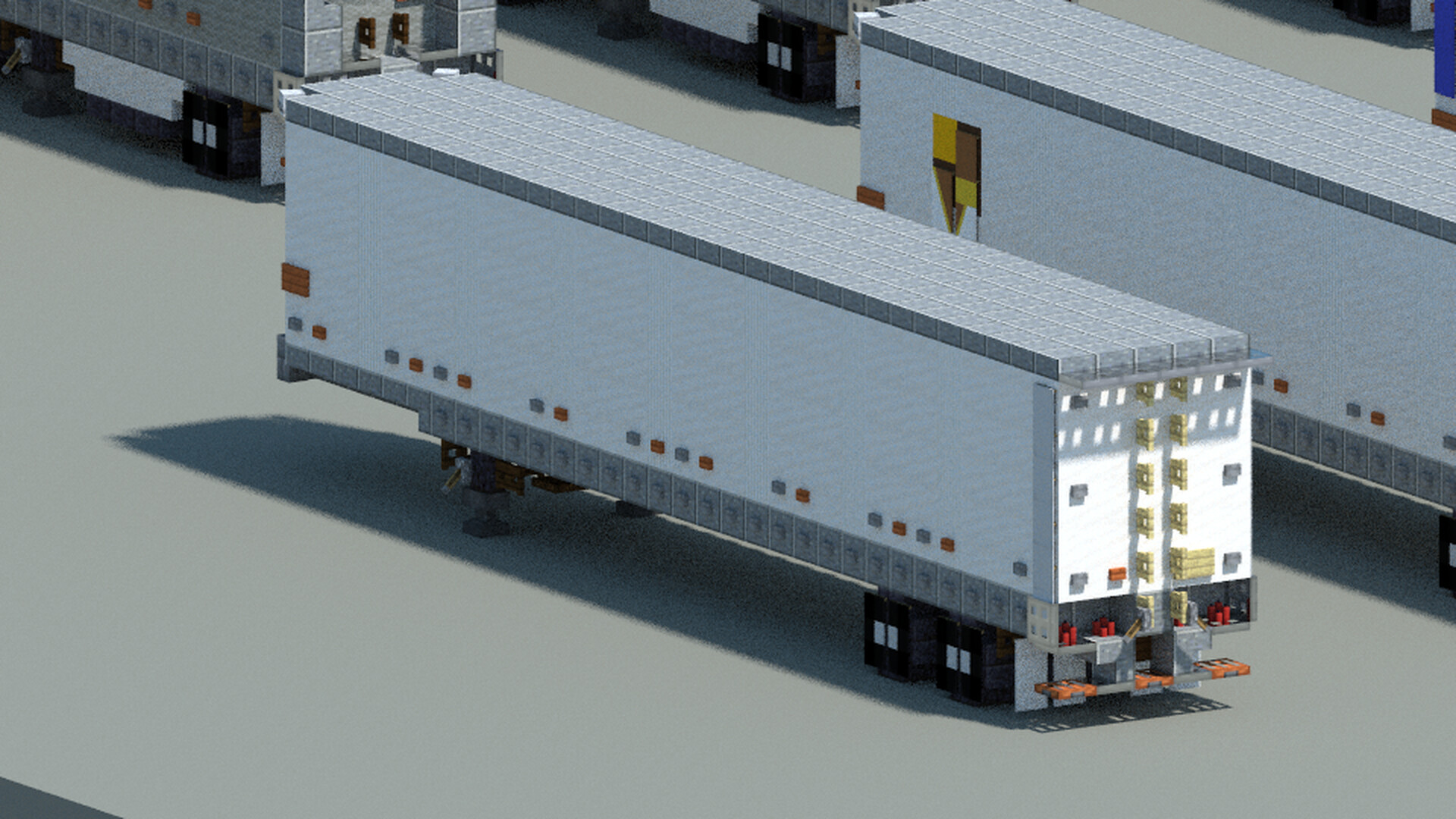 Wabash 53', and 28' foot dry van trailers [With Download] Minecraft Map