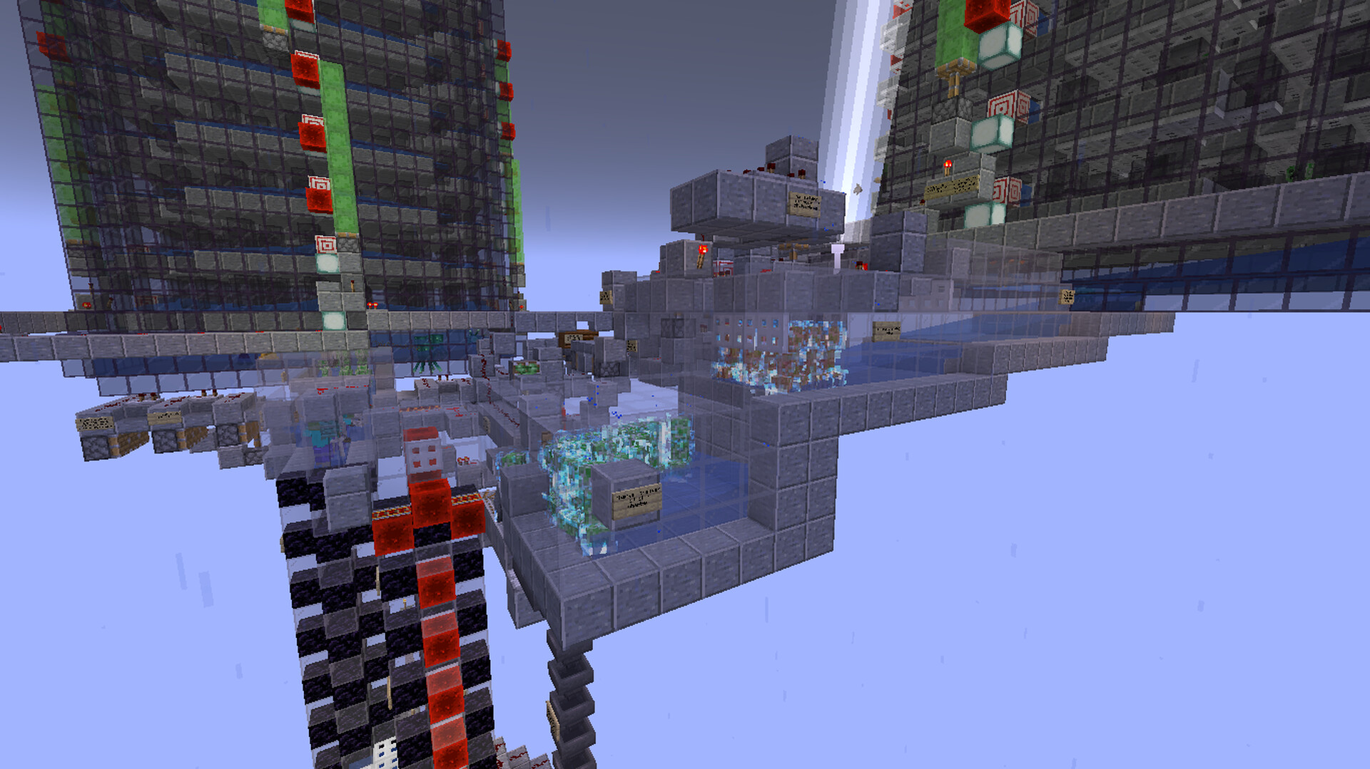 Automatic AFK Mob Head Farm Minecraft Map