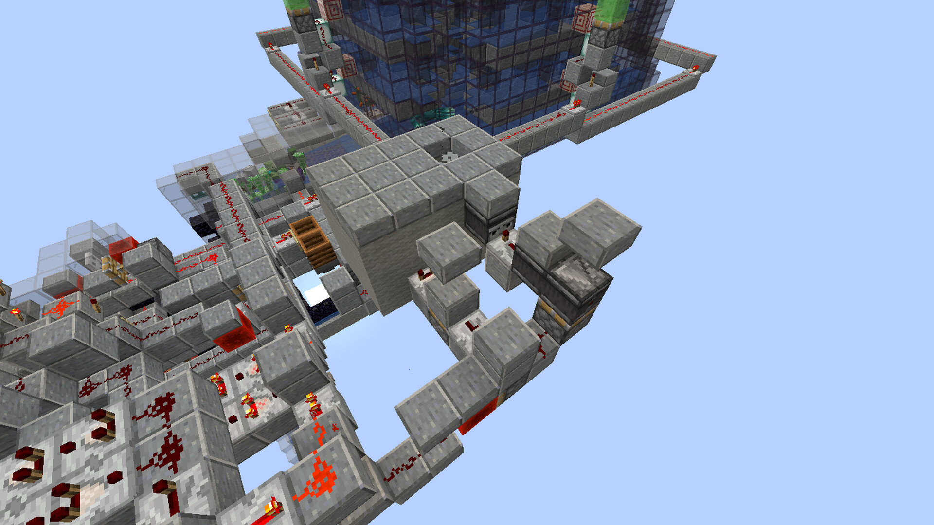 Automatic AFK Mob Head Farm Minecraft Map