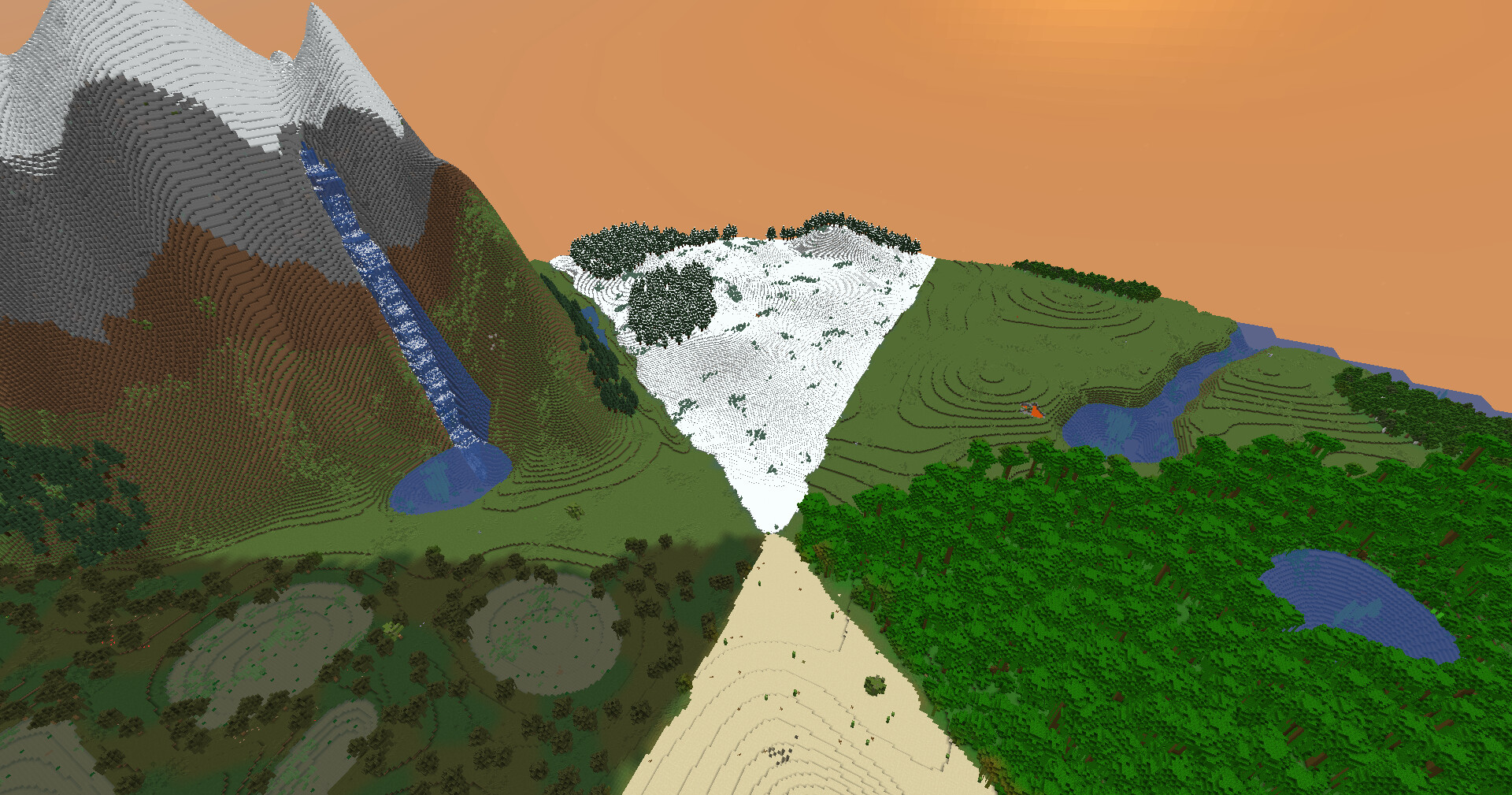 6 Nations Biome Map Minecraft Map