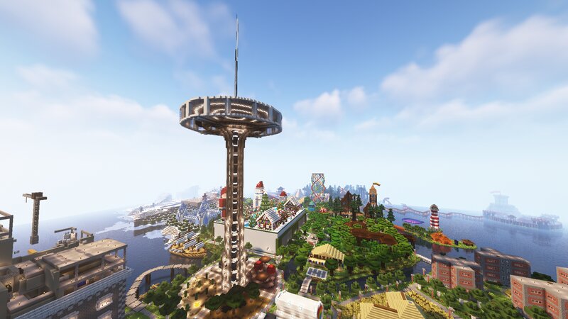 Survival world showcase Minecraft Map
