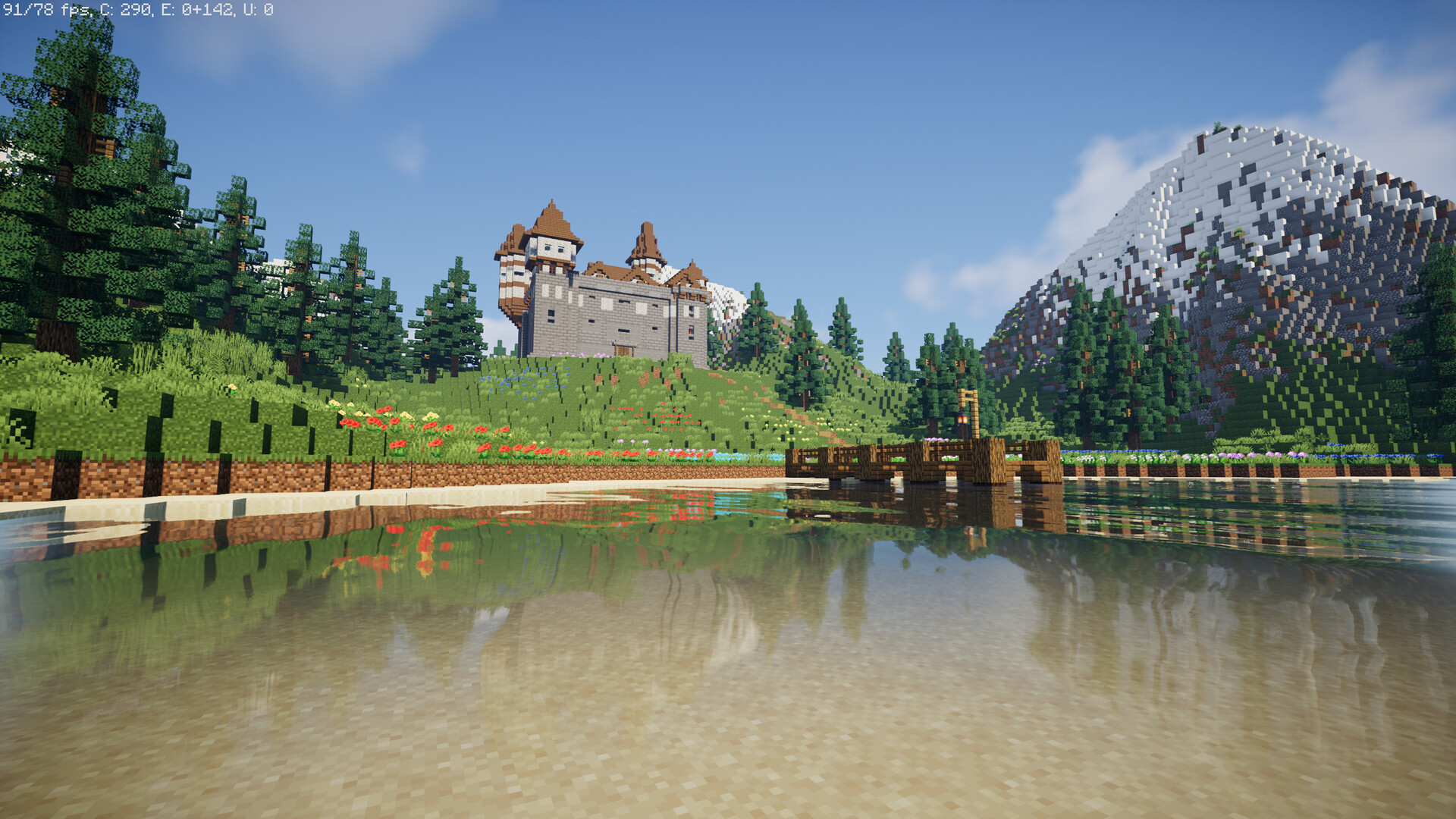 Simple Germanic Castle Minecraft Map