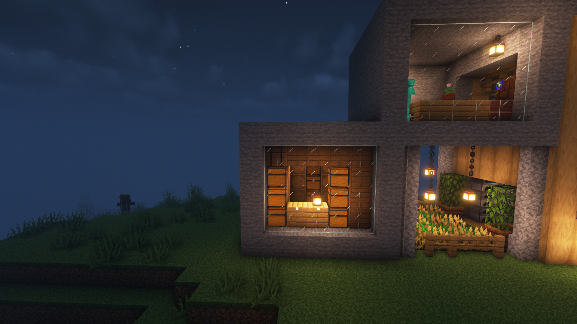 Survival Stone House Minecraft Map