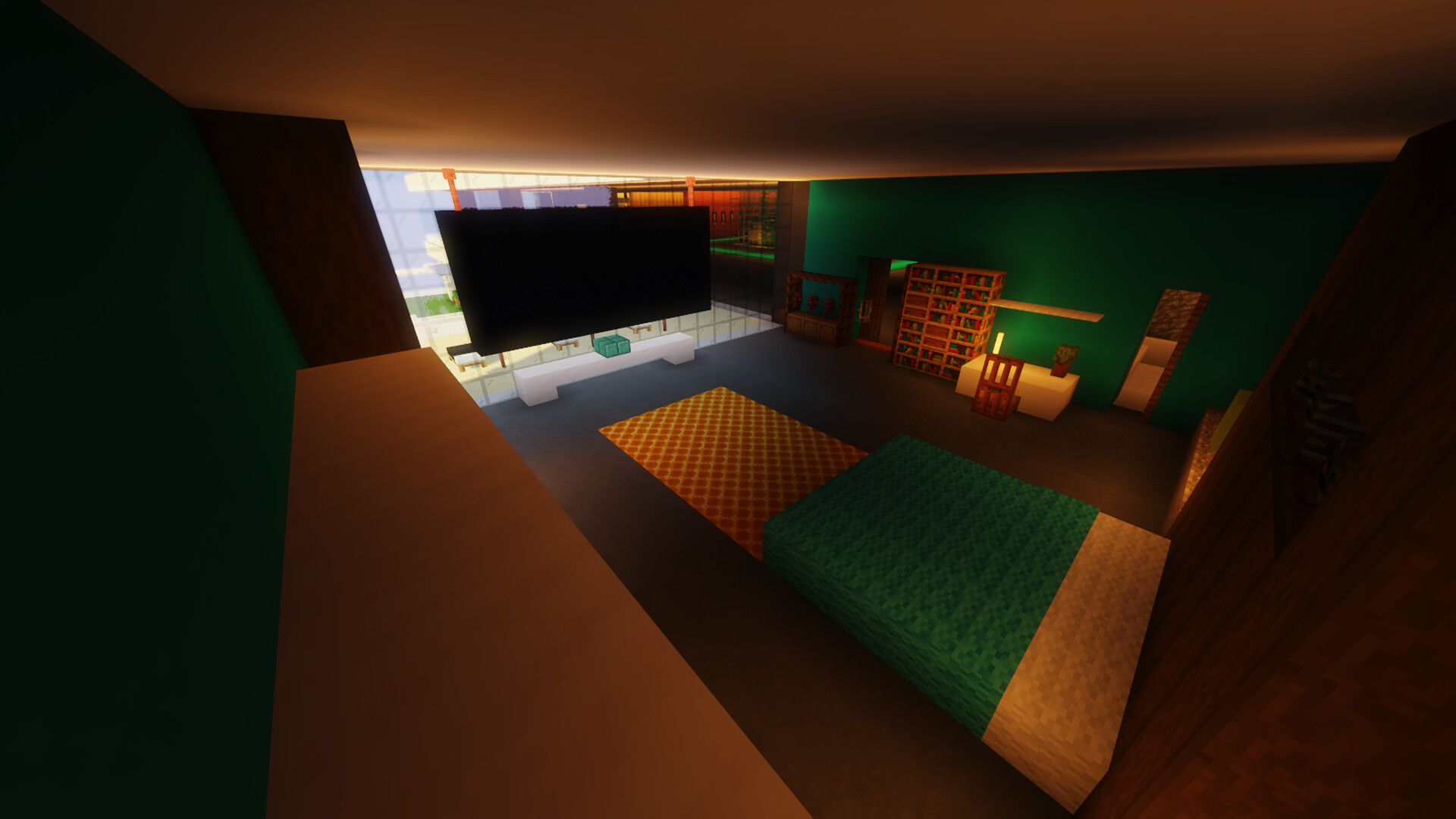 Minecraft Modern Mountain House (with interiors) Minecraft Map