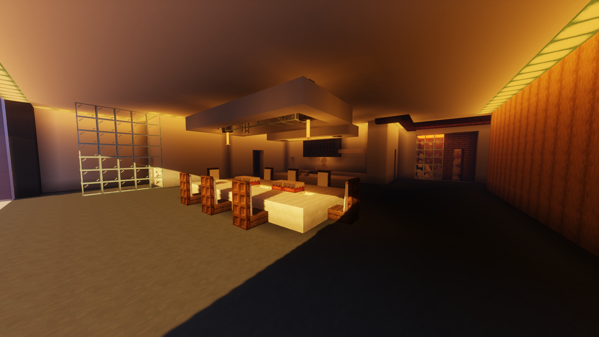 Minecraft Modern Mountain House (with interiors) Minecraft Map