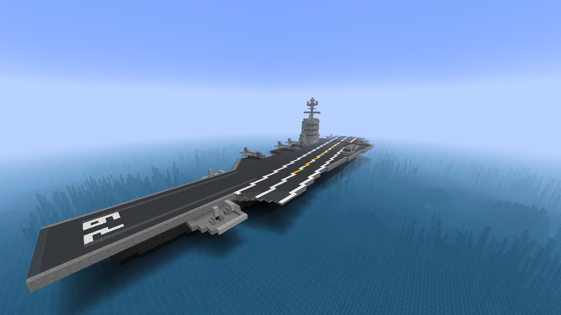 USS John F. Kennedy - CVN-79 Minecraft Map