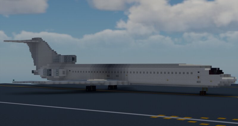 Boeing 727 Minecraft Map