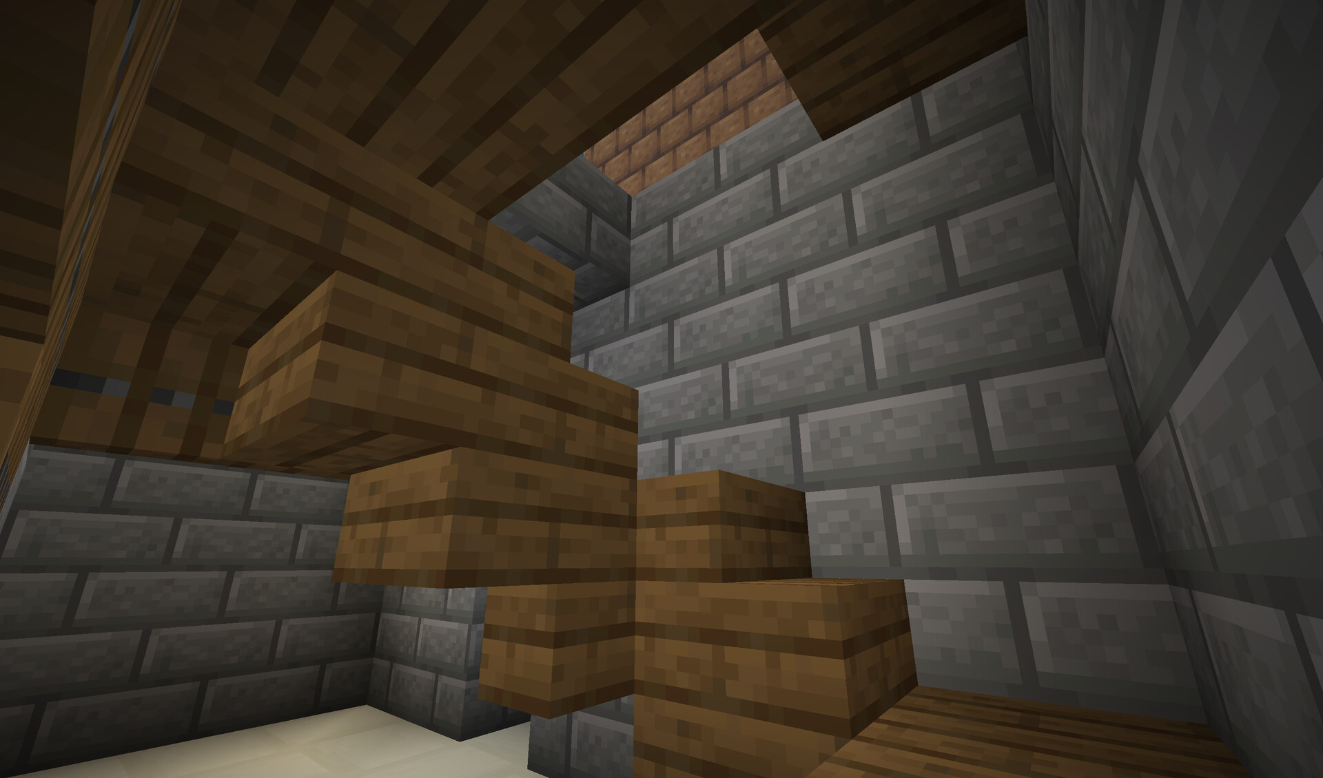 mud brick roof cottage Minecraft Map